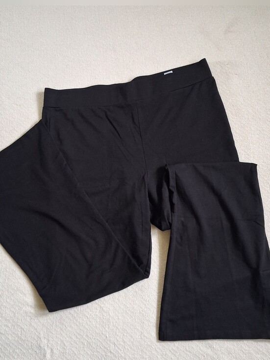 LOGO by Lori Goldstein | Pants & Jumpsuits | Logo Flare Bamboo Cotton ...